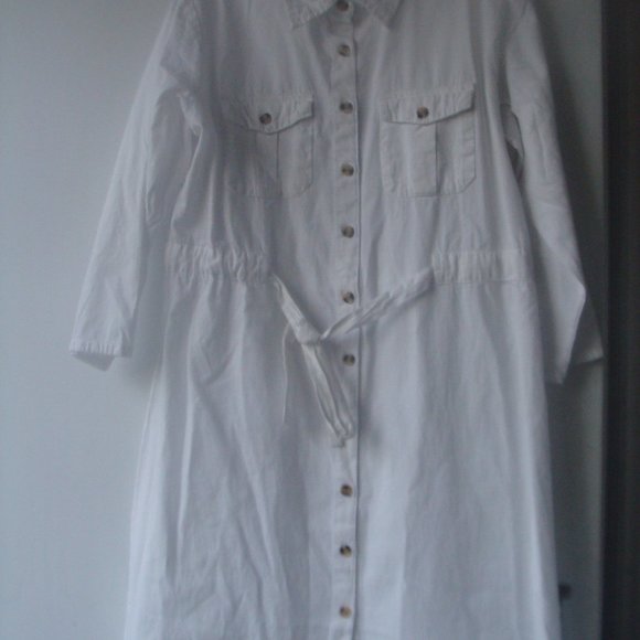 MPH Collection | Dresses | Nwt Mph Collection Chambray Womens White ...